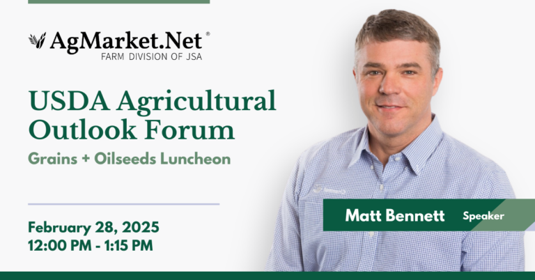 Matt Bennett to Speak During USDA's Agricultural Outlook Forum ...